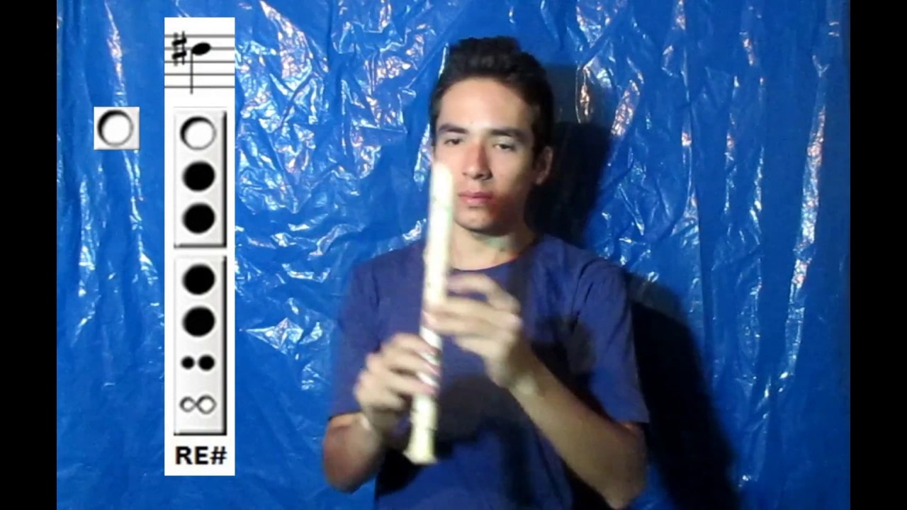 RE Sostenido Agudo Digitación Alemana - La Flauta Dulce